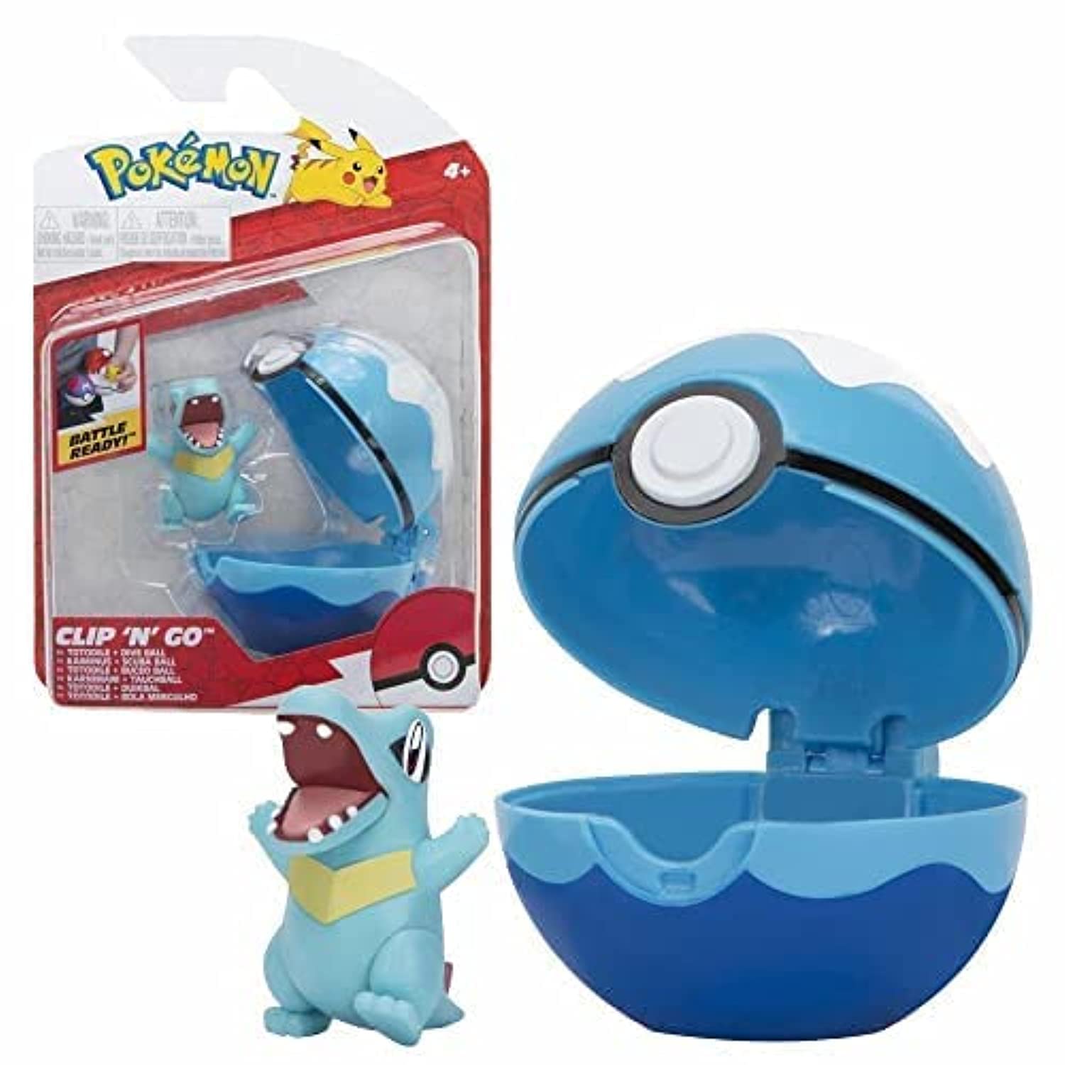 Mua Pokemon Clip N Go Pokeball & 5 cm Totodile Battle Figure ...
