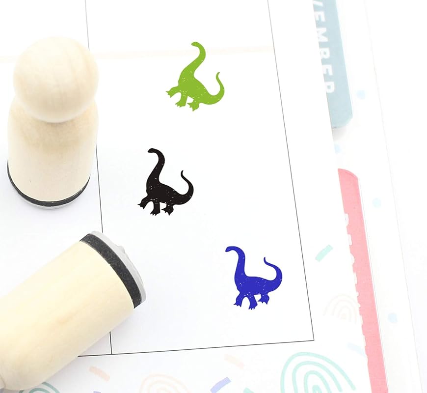 Amazon.com: Dinosaur Rubber Stamp, tanystropheus Stamp, Cute Dinosaur ...
