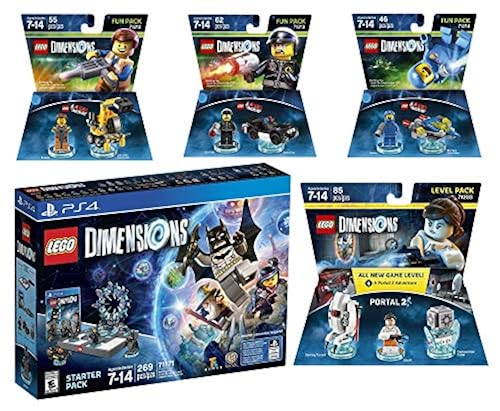 Lego Dimensions Starter Pack + The Lego Movie Emmet + Benny + Bad Cop ...