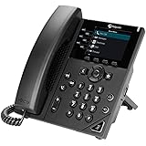 Amazon.com : Polycom VVX 350 6 Line Desktop Business IP Phone with ...