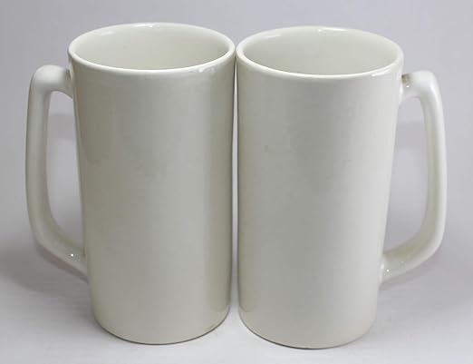 Buy Plain White Beer Mug Online at Low Prices in India - Amazon.in