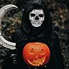 Joukavor Ghost Mask Skull Full Face Mask for Adult Halloween Cosplay ...