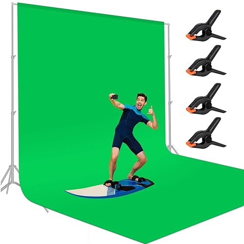 15 X 9.5 FT Large Green Screen Backdrop for Photography, GreenScreen ...