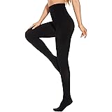 HeyUU Women's 80D Semi Opaque Solid Color Soft Footed Pantyhose Tights ...