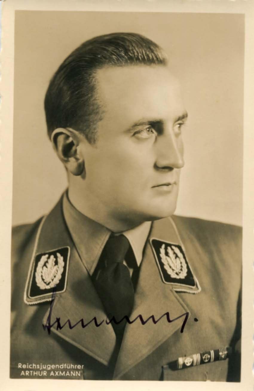 Amazon.com: Artur Axmann autograph, signed vintage photograph: Sports ...