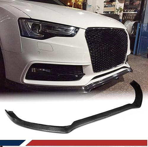 Carbon Fiber Front Bumper Lip for Audi A5 B8.5 Sline S5 2012-2016 2Door ...