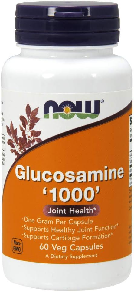Amazon.com: NOW Glucosamine 1000mg, 60 Veg Capsules (Pack of 2): Health ...