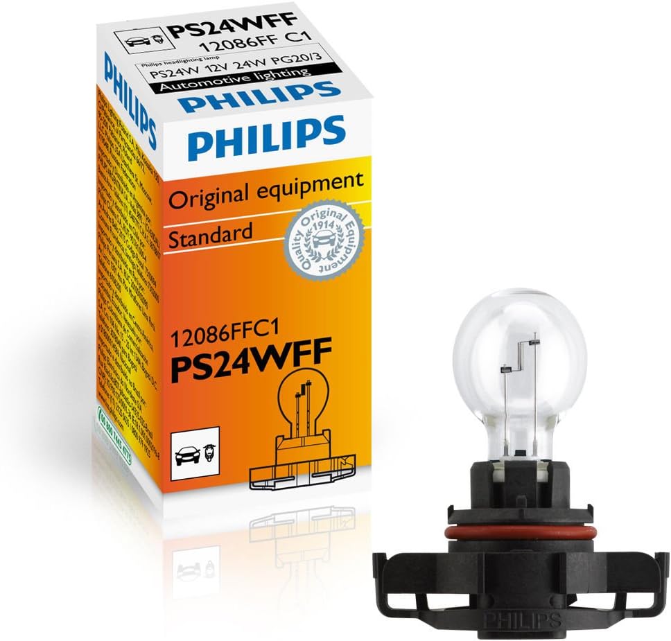 Ampoule P24W [12 V] (1 pièce). Philips (12086FFC1): Amazon.fr: Auto et Moto
