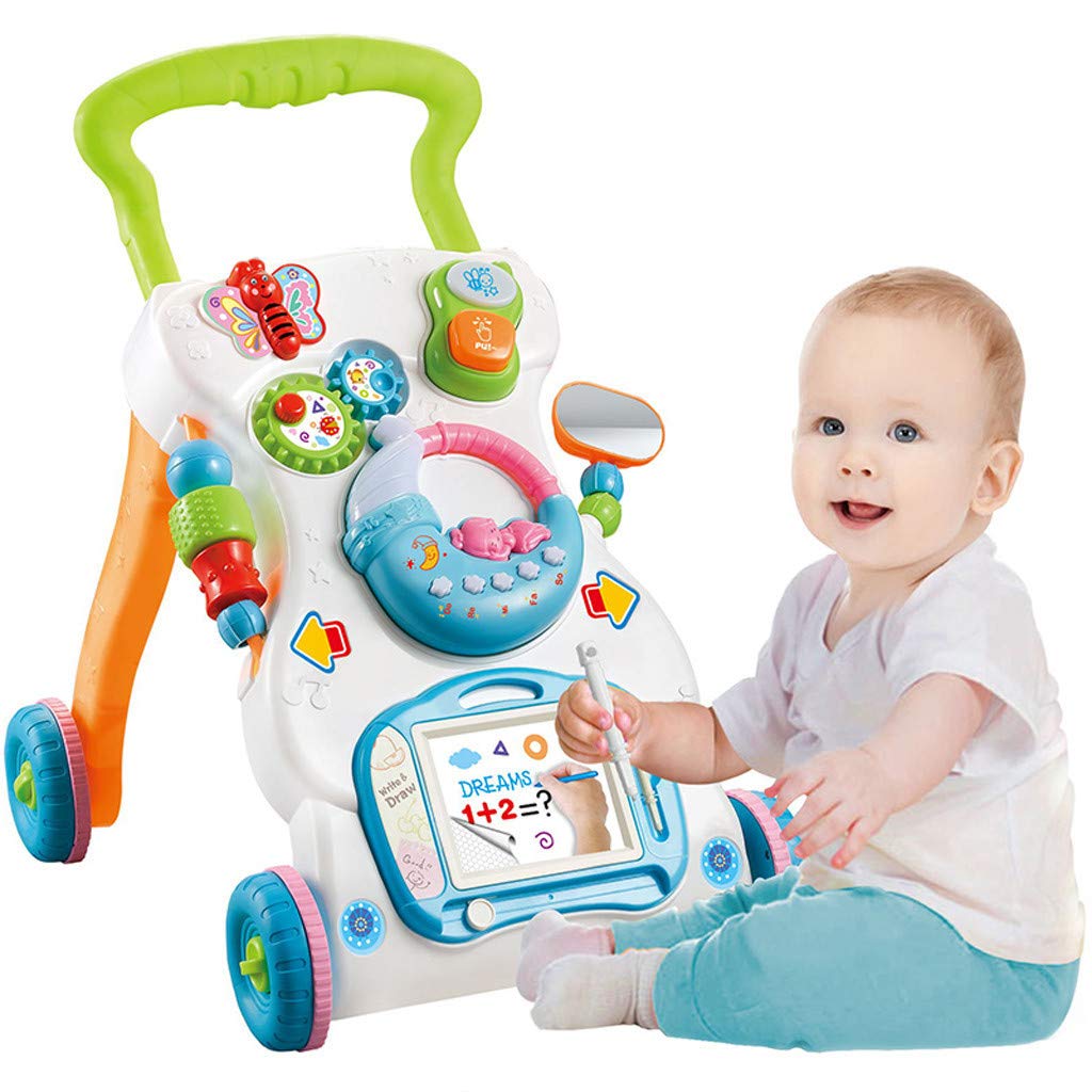 Buy OKBOP Sit-to-Stand Learning Walker, Baby Walker Stroller with ...
