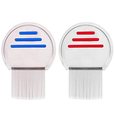 Buy FIDGET PENCIL 2PCS Lice Comb Metal, Professional Lice Treatment ...
