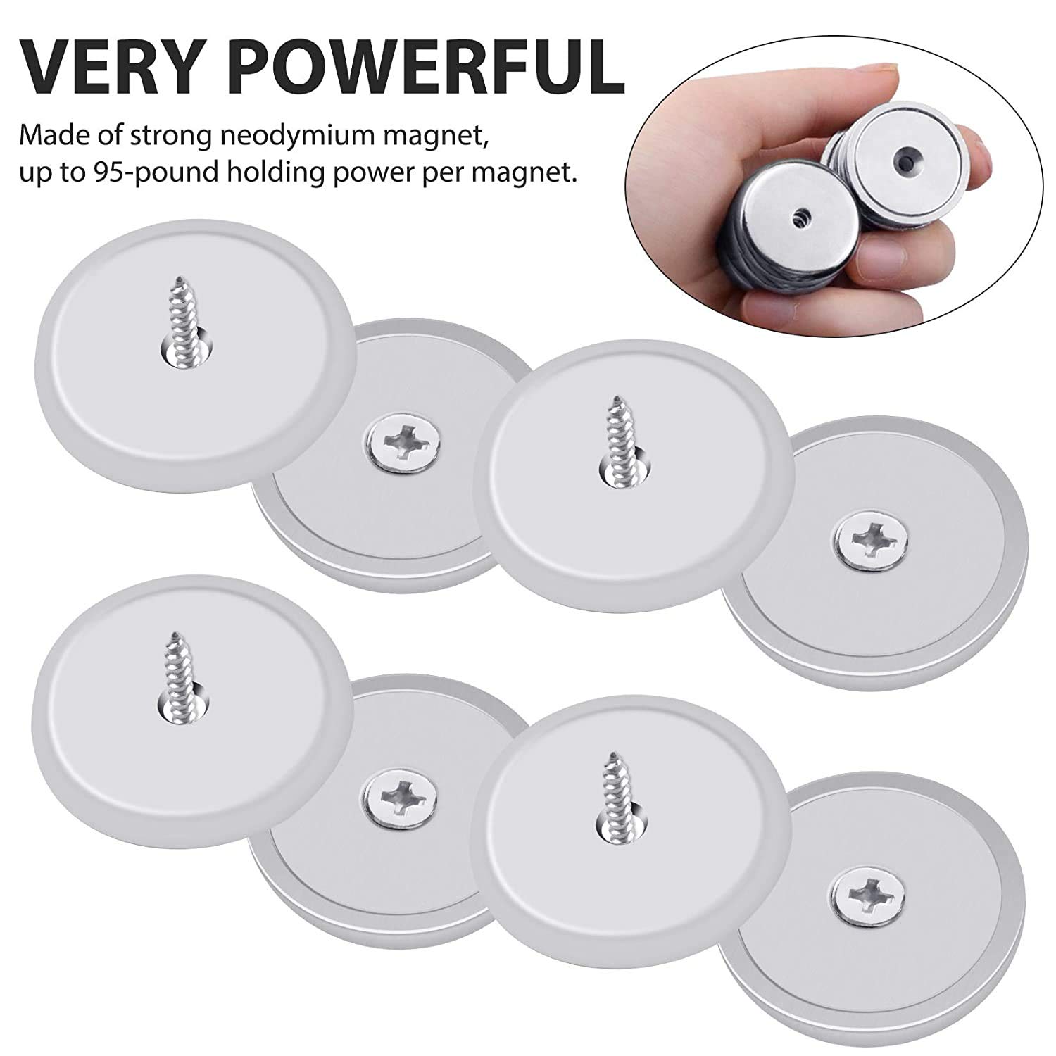 FINDMAG Super Power Neodymium Magnets Cup Magnets with Hole Industrial ...