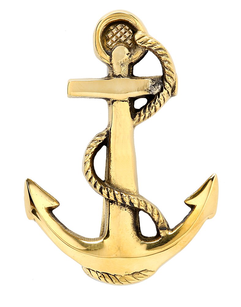 Solid Brass Fouled Anchor Doorknocker | eBay
