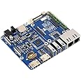 Amazon.com: Dual Gigabit Ethernet Base Board Designed for Raspberry Pi Compute Module 4 or Being ...