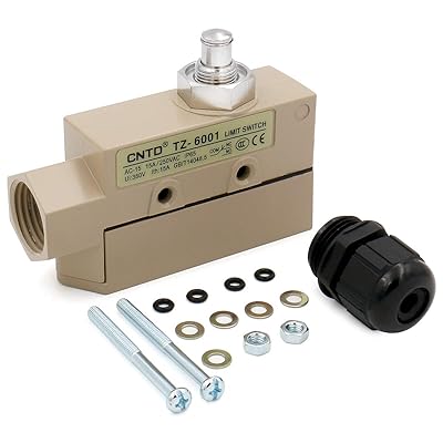Buy Baomain Plunger Limit Switch TZ-6001 15A250VAC for Push & Pull ...