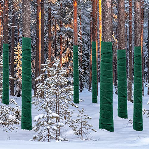2 Pack Tree Protector Wraps, Total 130 Foot Winter-Proof Tree Trunk ...