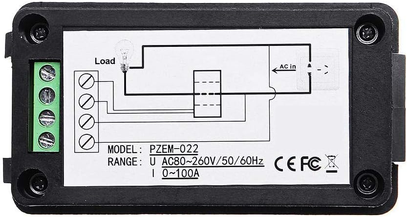 DollaTek Coil CT Closed Transformer 100A AC Digital Display Power ...