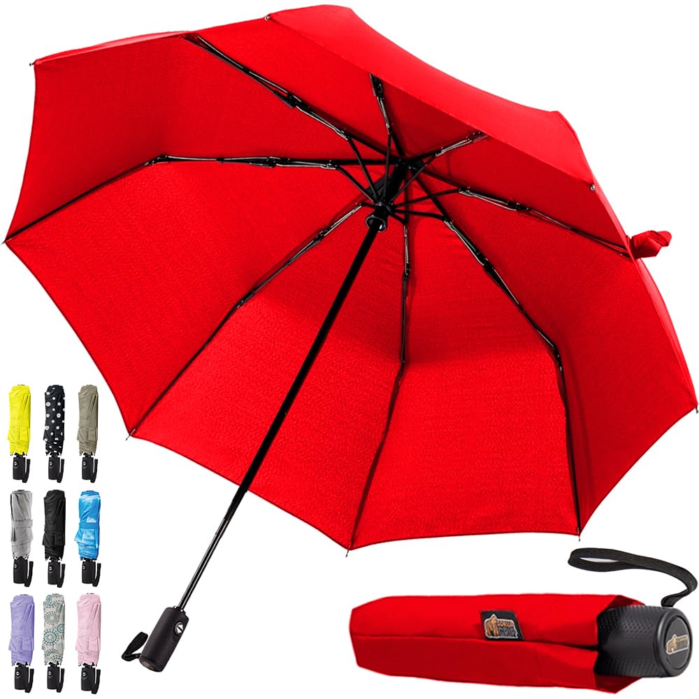 Mua Windproof Compact Stick Umbrella for Rain, One-Click Automatic Open ...