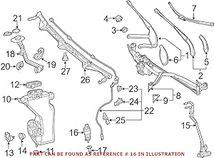 Amazon.com: Genuine OEM Windshield Washer Pump for Mercedes 2058660000 ...