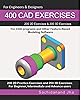 400 CAD Exercises: 200 2D Exercises & 200 3D Exercises for CAD programs ...