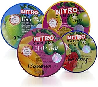 Amazon.com: NITRO Canada Hair Wax 150g x 4 Pack, Mix Flavors (Express ...