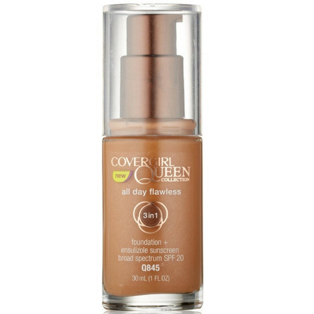 Amazon.com : CoverGirl Queen Collection All Day Flawless Foundation ...