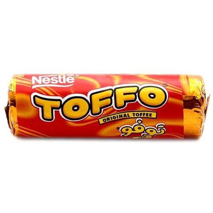1x Mini Toffos Roll, Original Toffee 24g (4 Toffees Per Roll): Amazon ...