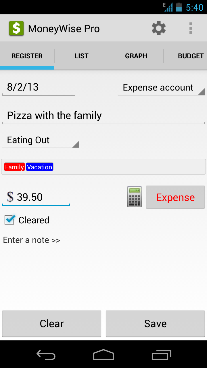 MoneyWise Pro:Amazon.com:Appstore for Android
