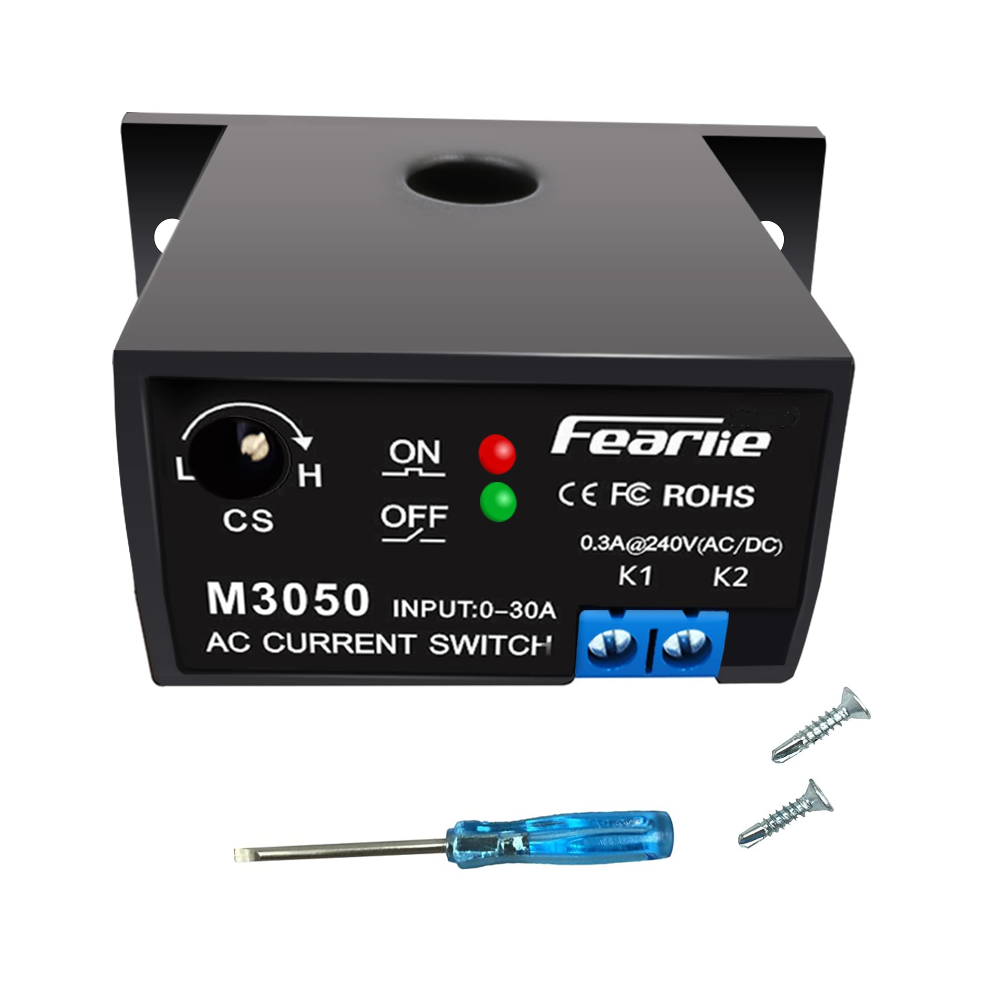 Mua Current Sensing Relay AC Current Sensing Switch 0-30A Normally Open ...