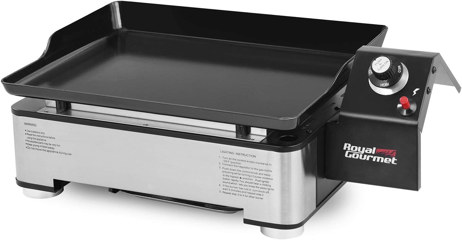 Review Royal Gourmet PD1202S 17-Inch Portable Table Top Propane Gas ...