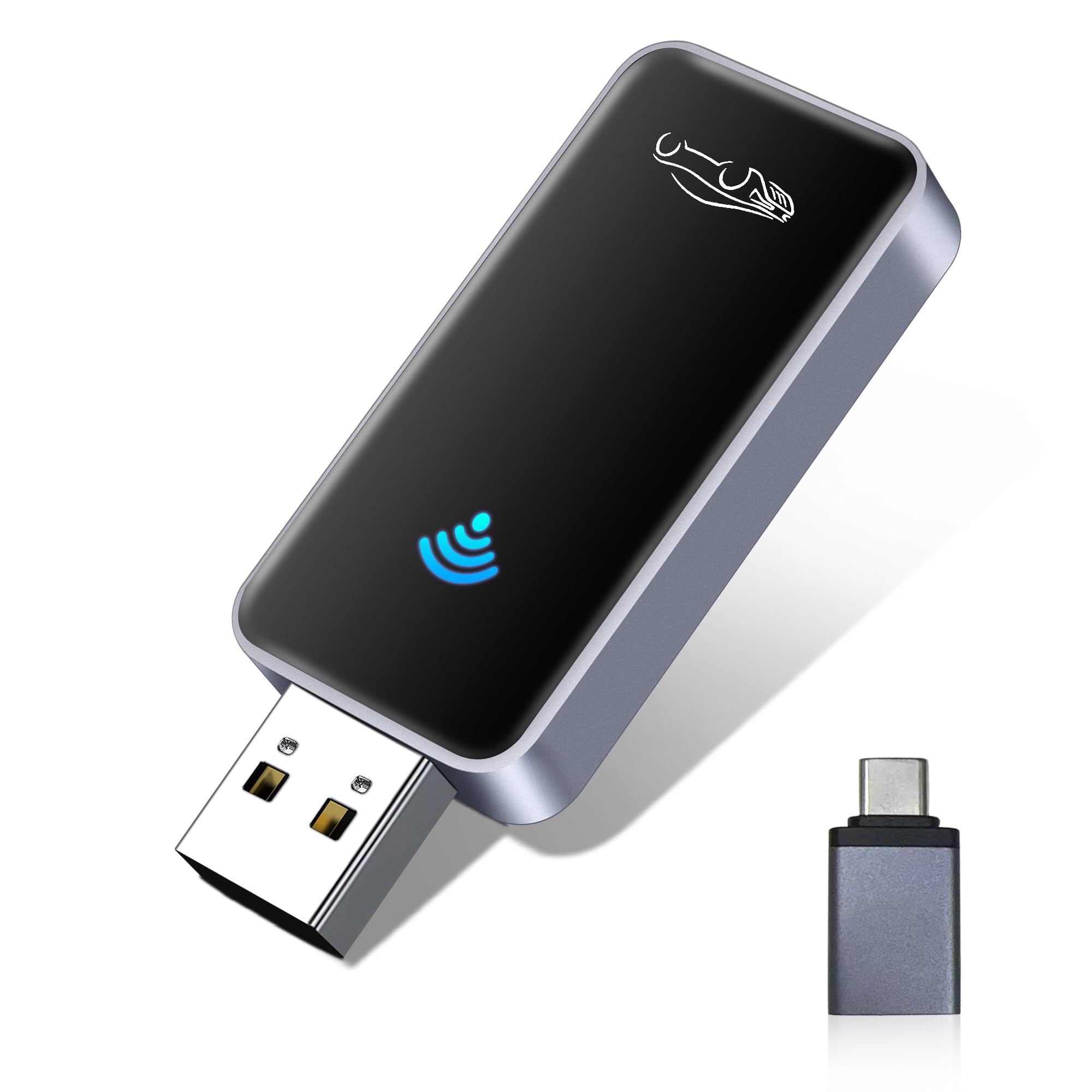 2025 Upgraded Mini Wireless CarPlay Adapter for iPhone – Plug&Play/5 ...