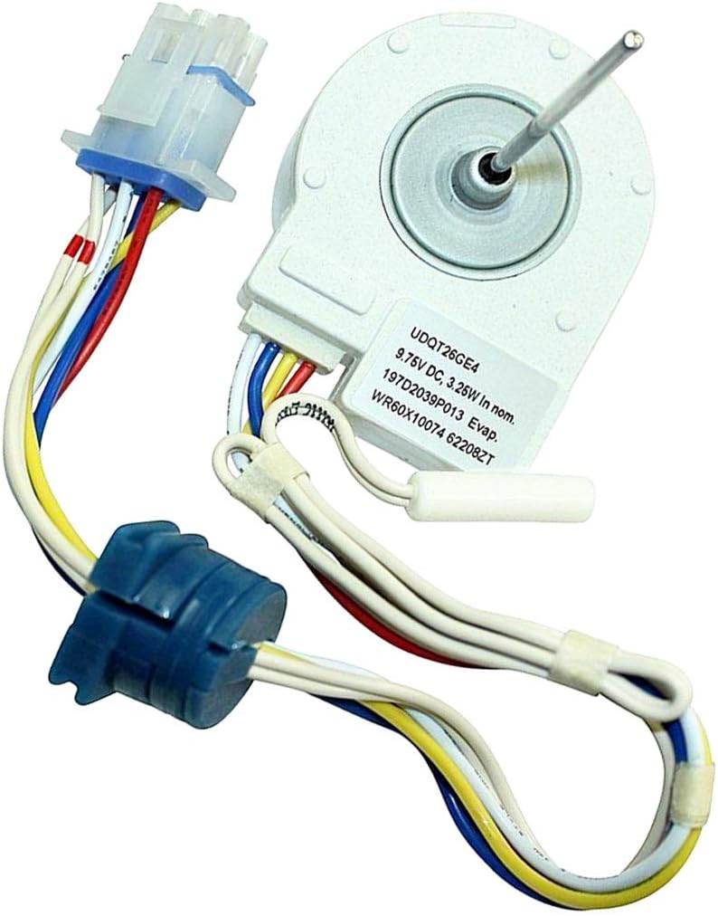 Amazon.com: WR60X10074 Evaporator Fan Motor for GE Refrigerator ...