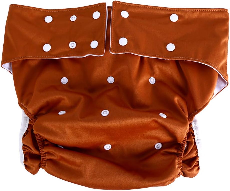 Reusable Adult Diapers Incontinence Nappy Pants for Men Women and Teen ...