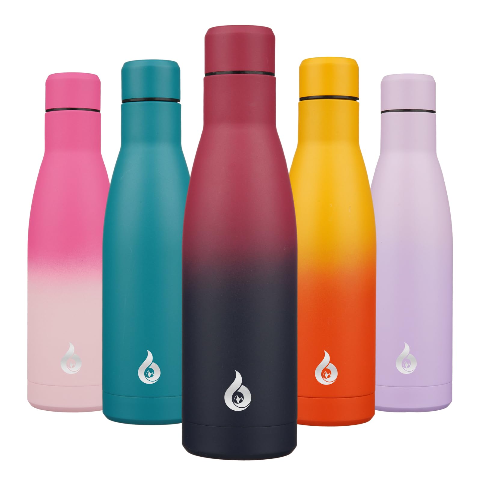 BJPKPK Insulated Water Bottle 17oz Stainless Steel Water Bottles ...