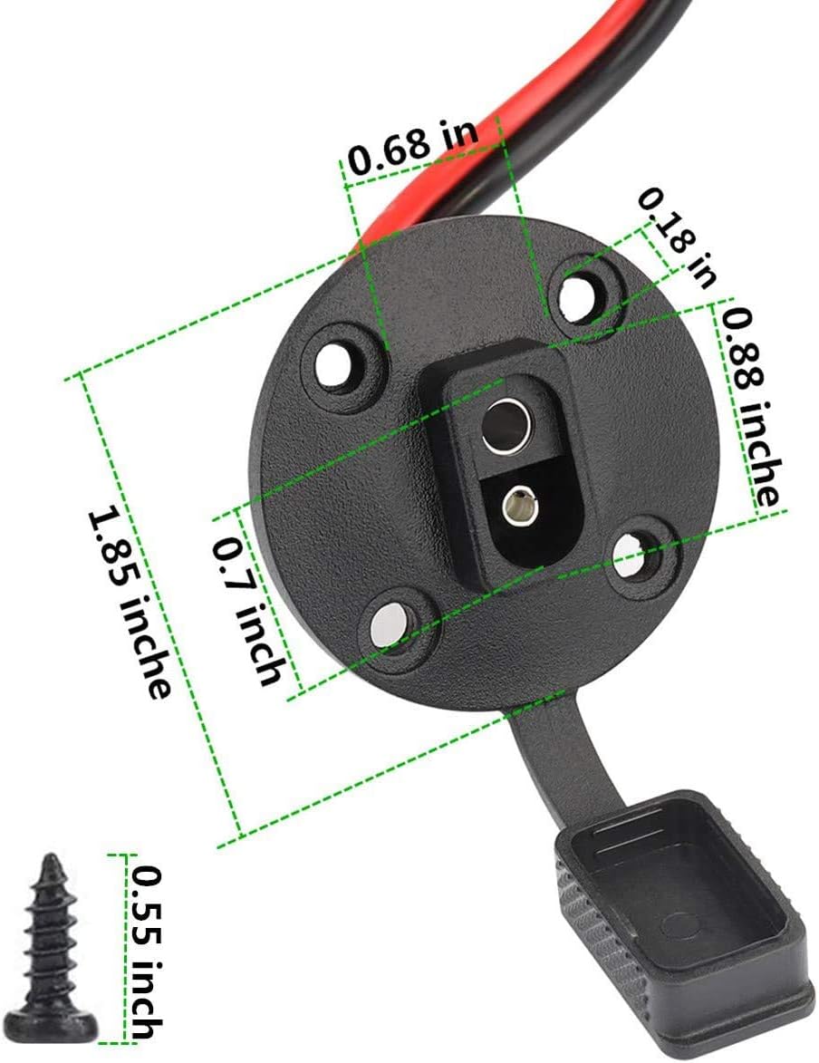 Tools & Equipment Weatherproof SAE Quick Connect Solar Panel Mount ...