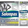 Amazon.com: Salonpas LIDOCAINE Gel-Patch and LIDOCAINE PLUS 3 oz ROLL ...