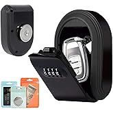 Amazon.com: Magnetic Key Holder with Lock,Magnetic Key Box with ...