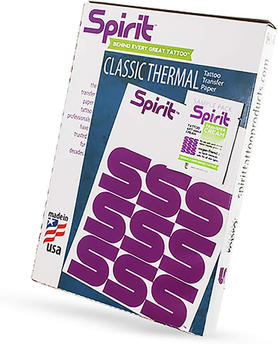 Spirit Thermal A4 Tattoo Transfer Paper (100 Sheets) – BigaMart