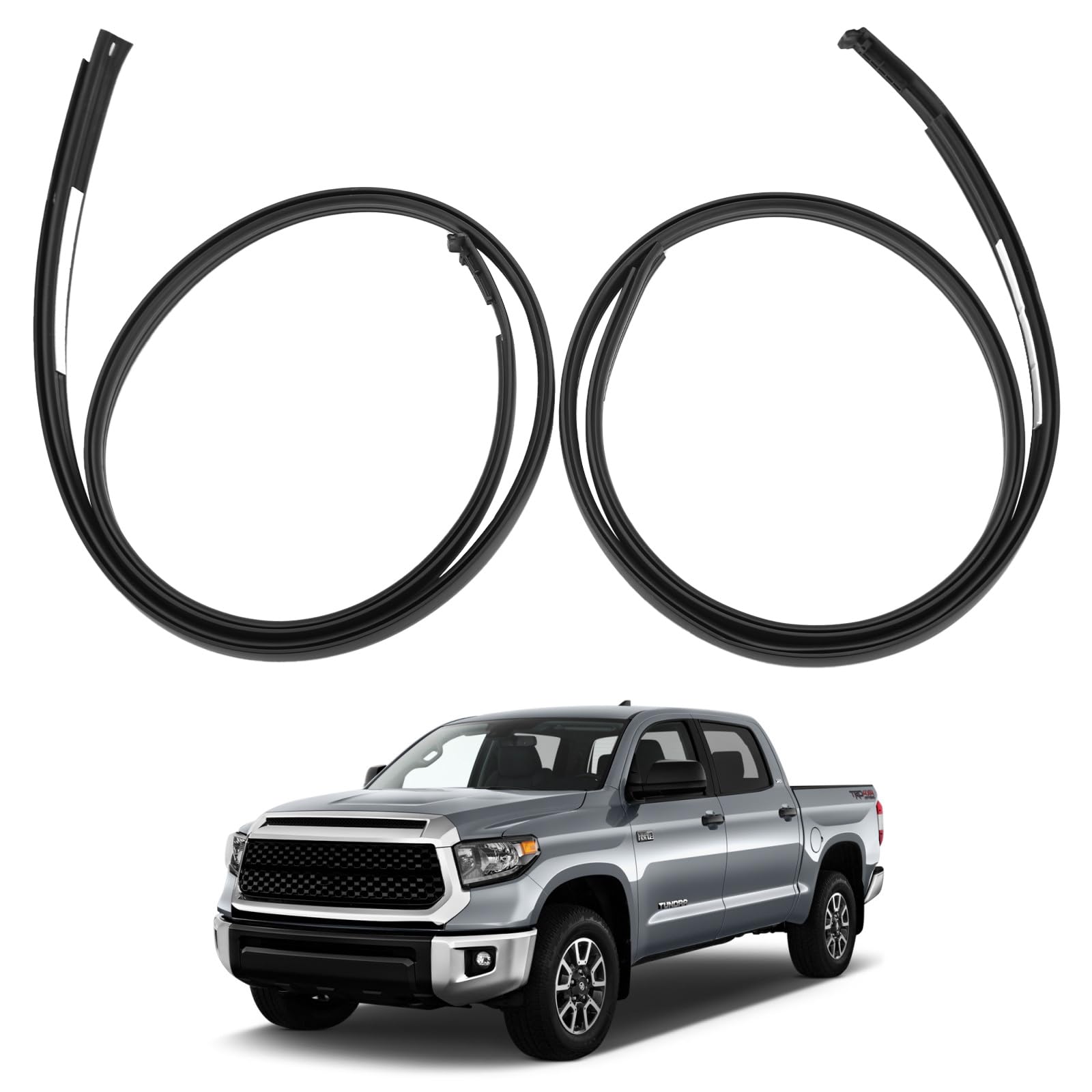 ZONFANT Pair Roof Molding Drip Weatherstrip Compatible with 2007-2021 ...