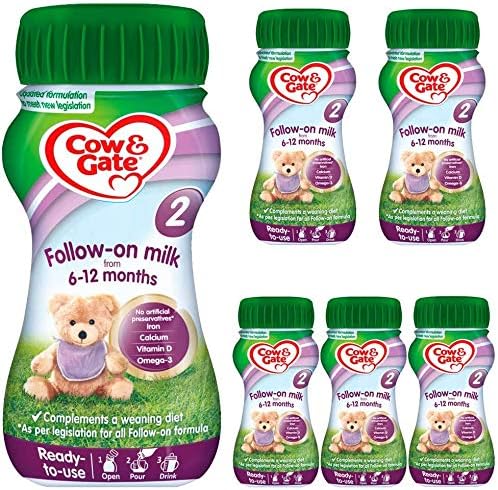 6 x 200ml Cow & Gate Follow on Milk Drink 6-12 Months – BigaMart