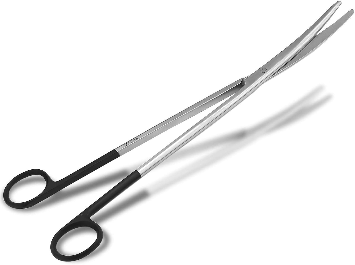 Aquarium Terrarium Scissors Plant Scissors 30 cm Curved Micro Teeth ...