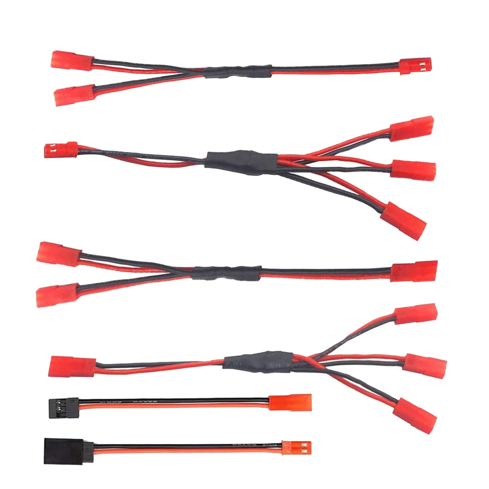Mua Boladge 6pcs 2 Pin JST Plug Male Female Connector Case Y Cable ...