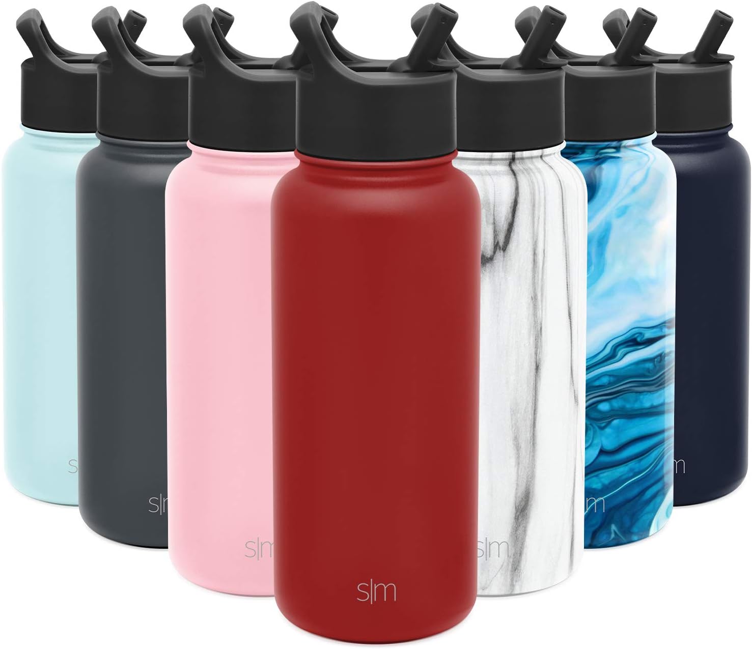 Simple Modern Summit Water Bottle with Straw Lid - Hydro Insulated ...
