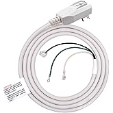 Baomain LCDI Power Cord Plug 240V 15A 3600W 60Hz NEMA 6-15P 14AWG for A/C Air Conditioner, UL ...