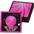 Amazon.com: 40Pcs Basketball Napkins, Pink Basketball Party Decorations ...