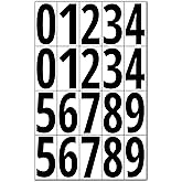 Amazon.com : 200 Pieces, 4 inch - Vinyl Number Stickers, Waterproof ...