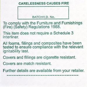 Carelessness Causes Fire Furniture Flammability Advice For Consumers