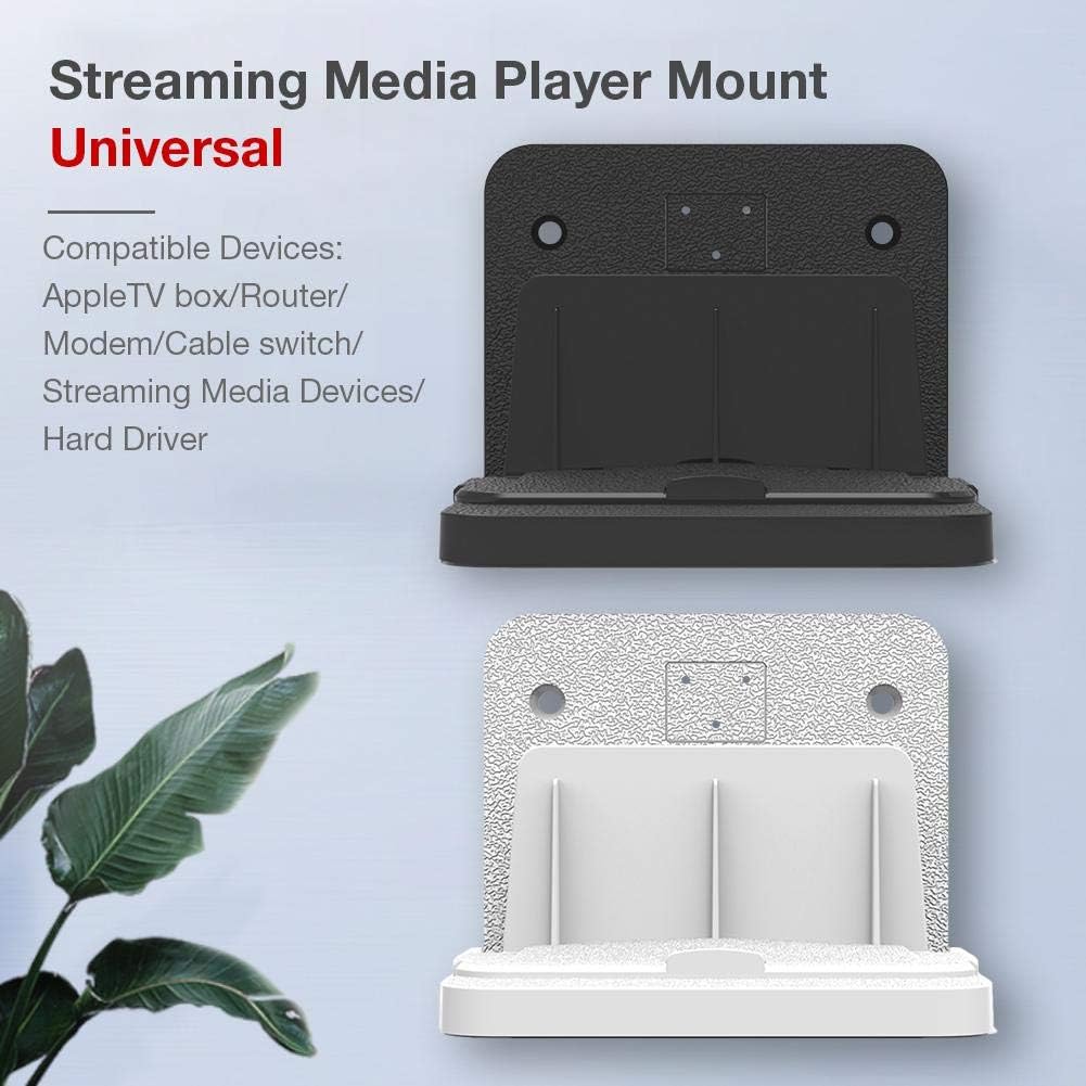 WiFi Router Regal Wand Weiß Schwarz Wandregal kleines TV Box Regal zur ...