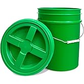 Amazon.com: Screw Top Life Latch Bucket w/Easy Turn Ratcheting Lid – 5 ...