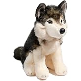 Amazon.com: Douglas Vilkas Black Wolf Plush Stuffed Animal : Toys & Games