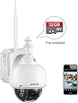 Amazon.com : Dericam Outdoor Wireless Security Camera, PTZ Camera, 4x ...